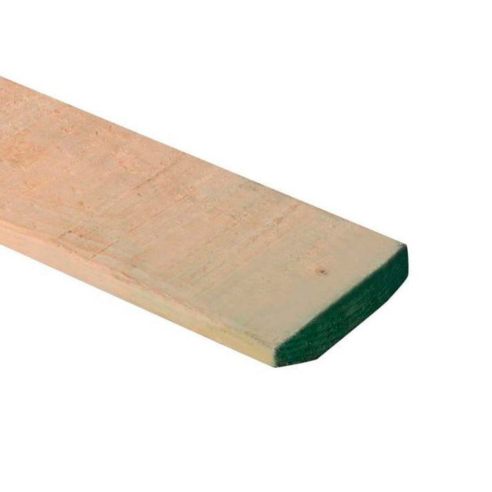 Tapa Pino Cantead 1x4" 3.20MTS. Madera verde con un % de corteza de uso ...