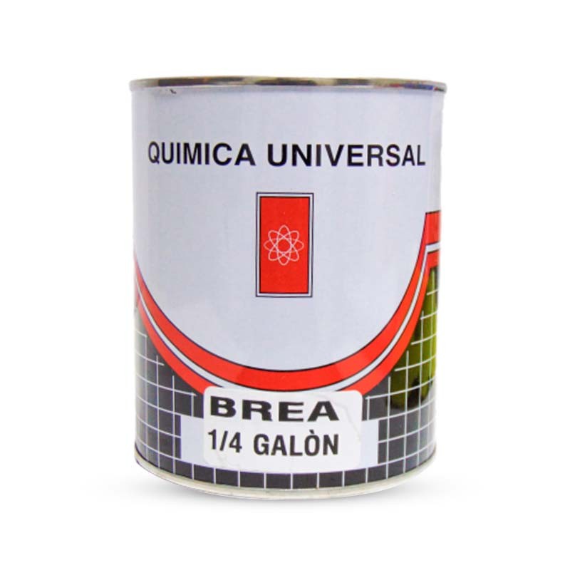 Brea 1/4 Galón. Masa negra y brillante, cuya consistencia varía con la ...